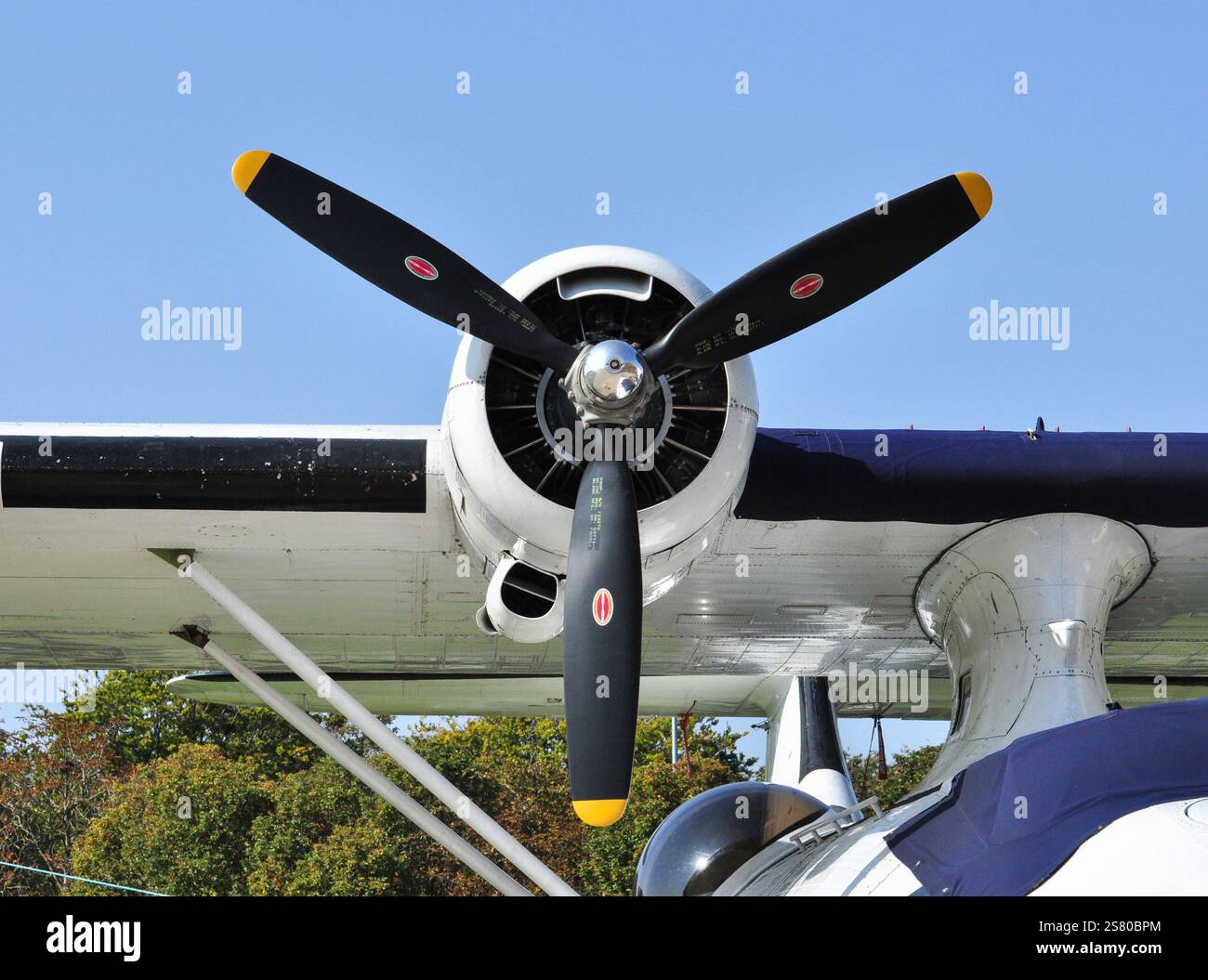 Propellers and radial engine on Consolidated PBY Catalina 433915 (G ...