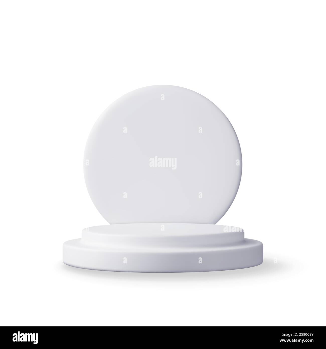 Cylinder stand podium in Stock Vector Images - Alamy