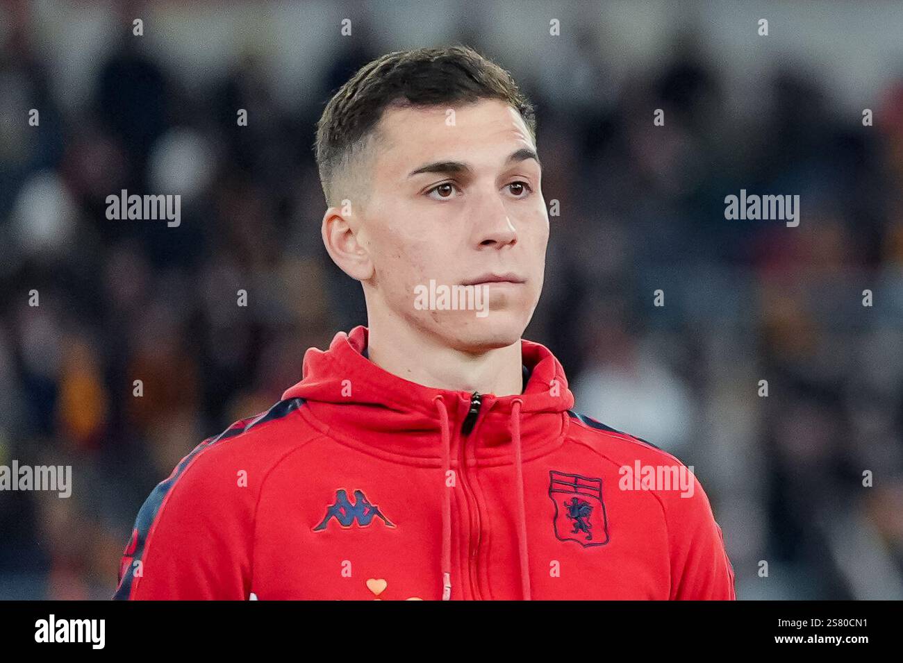 Rome, Italy. 17th Jan, 2025. Patrizio Masini of Genoa CFC looks on ...