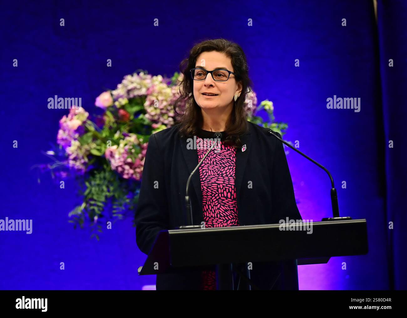 LONDON, UK. 20th Jan, 2025. Speaker Olivia Marks -Woldman OBE at the ...