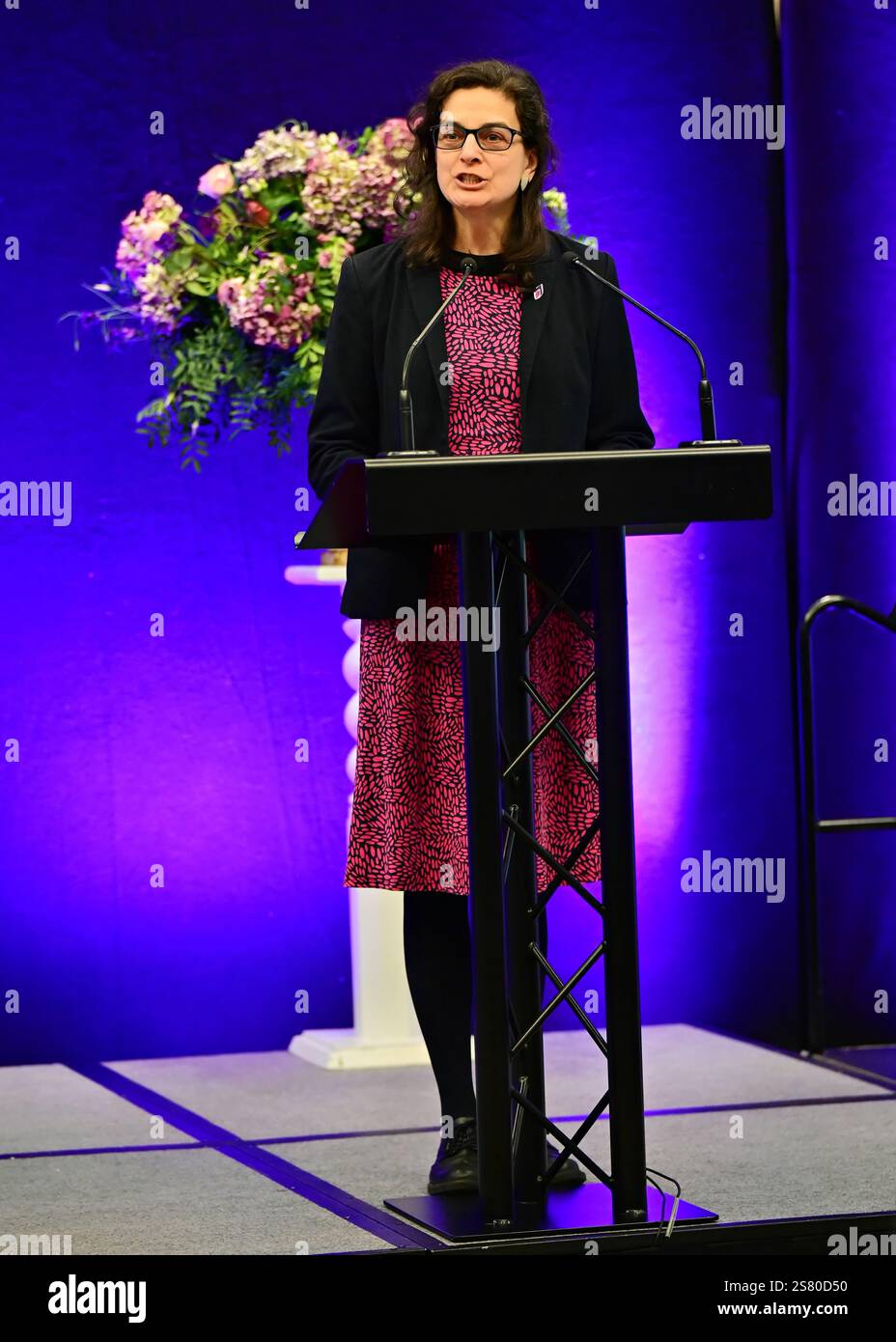 LONDON, UK. 20th Jan, 2025. Speaker Olivia Marks -Woldman OBE at the ...