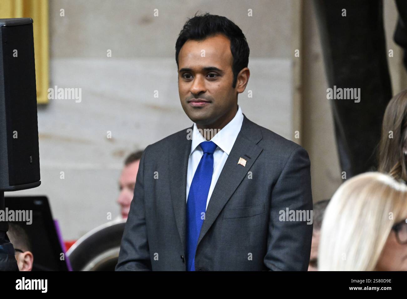 Vivek Ramaswamy arrives before the 60th Presidential Inauguration in ...