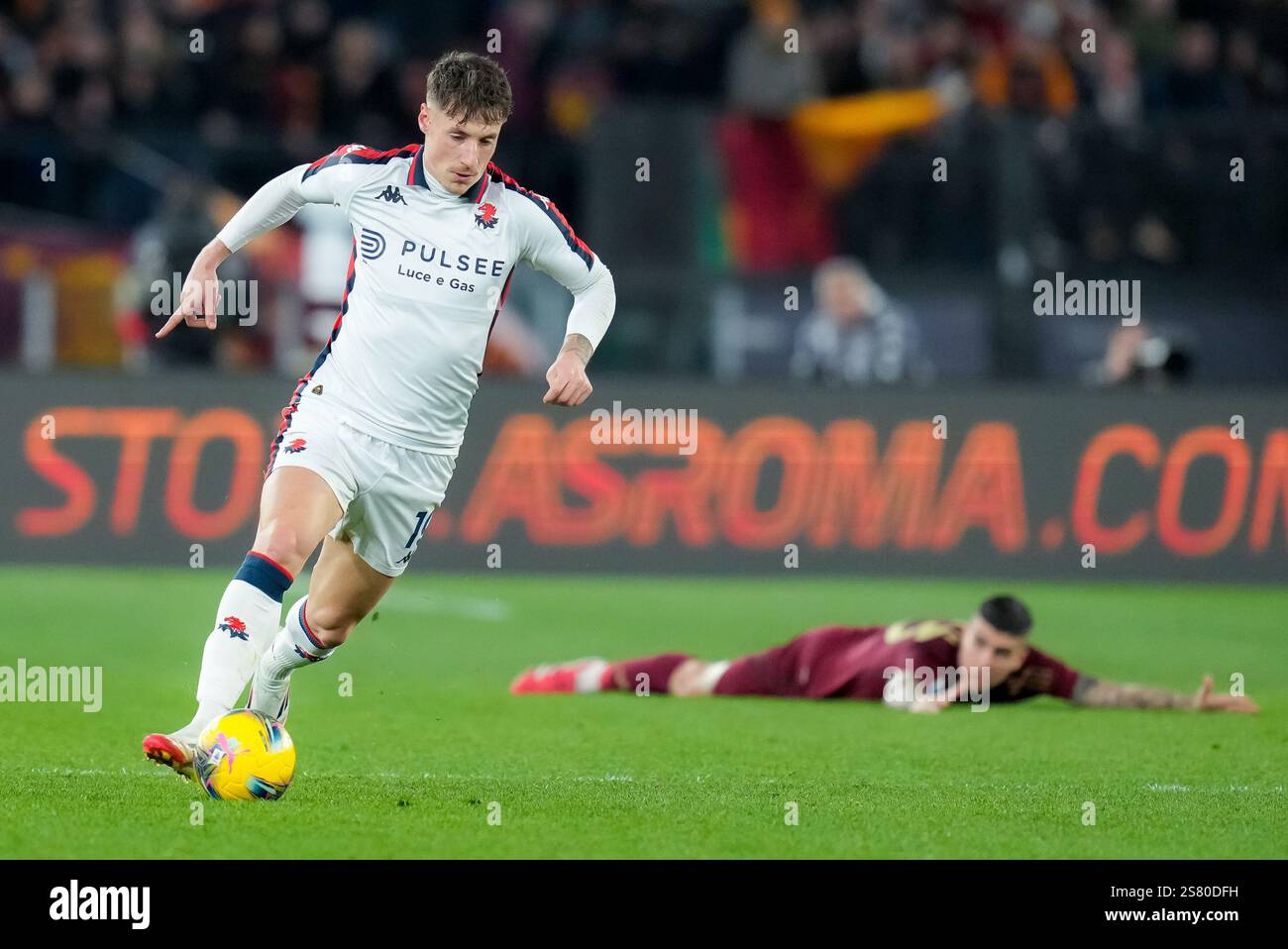 Andrea Pinamonti of Genoa CFC during the Serie A Enilive match between ...