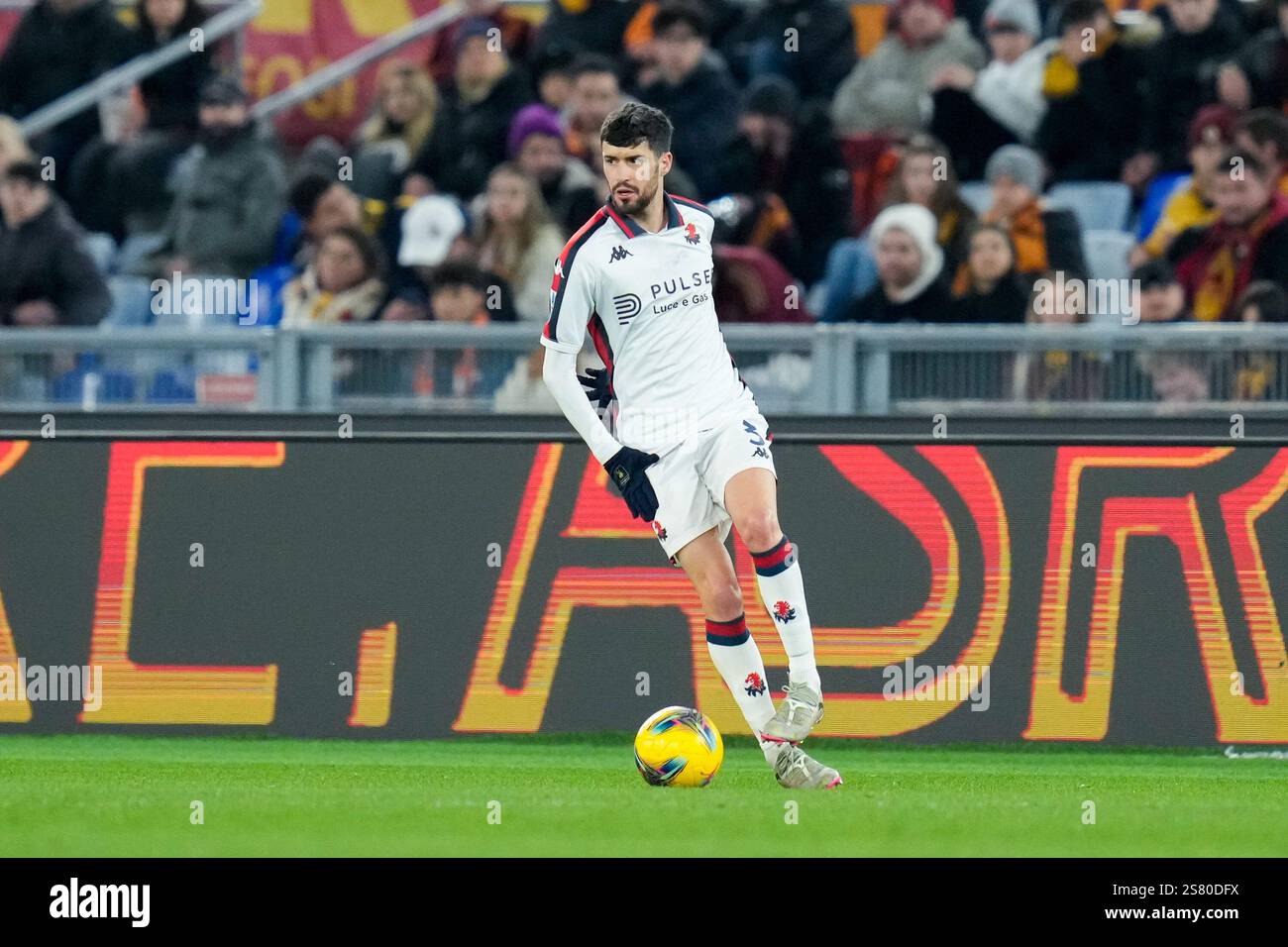 Rome, Italy. 17th Jan, 2025. Aaron Martin of Genoa CFC during the Serie ...