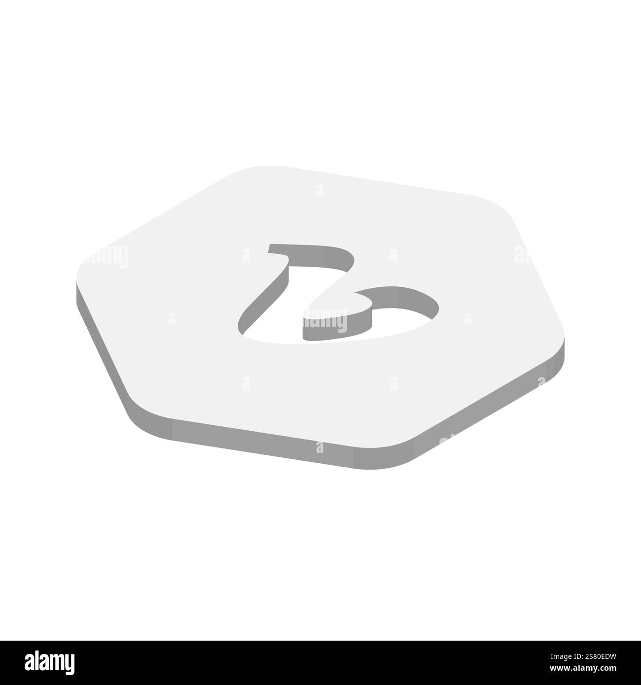 Vimeo social media app icon. 3D isometric vector illustration Stock ...