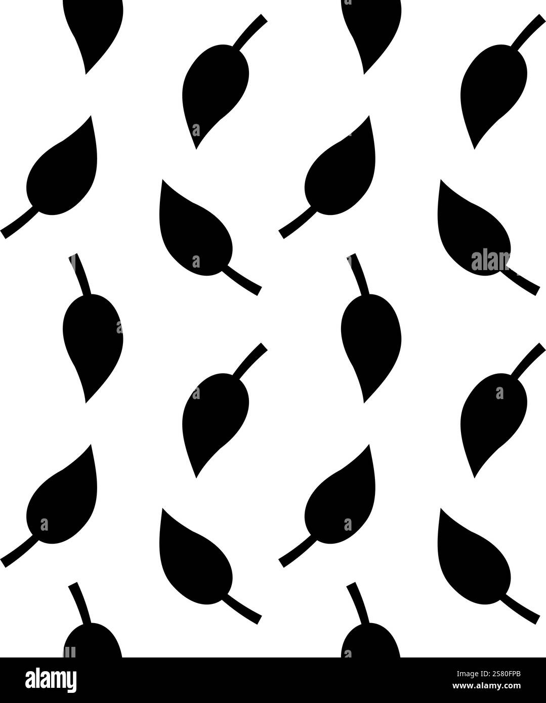 Vector seamless pattern of groovy retro cartoon autumn leaves ...