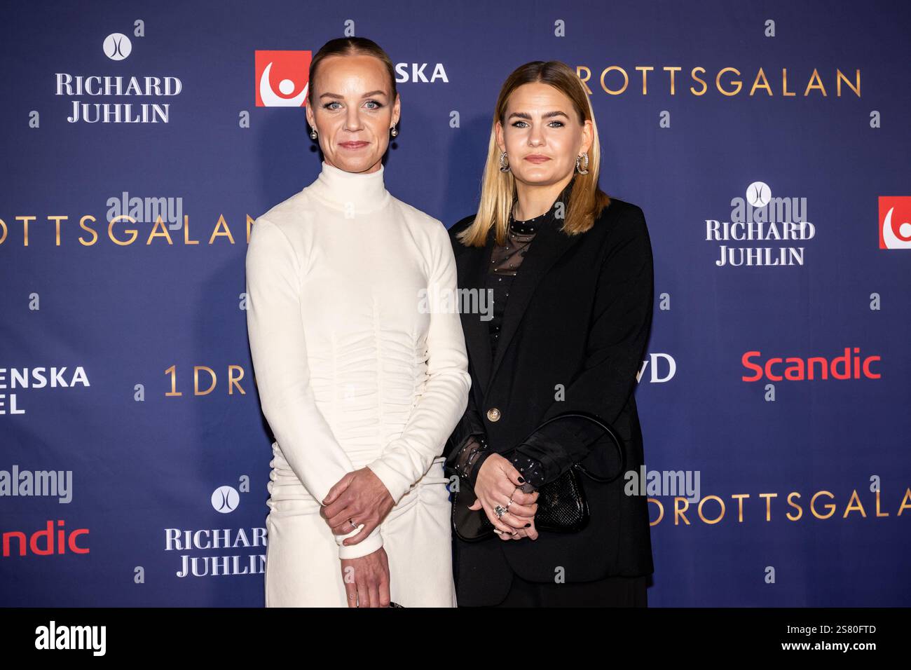 Stockholm, Sverige. 20th Jan, 2025. 250120 Caroline Seger med sällskap ...