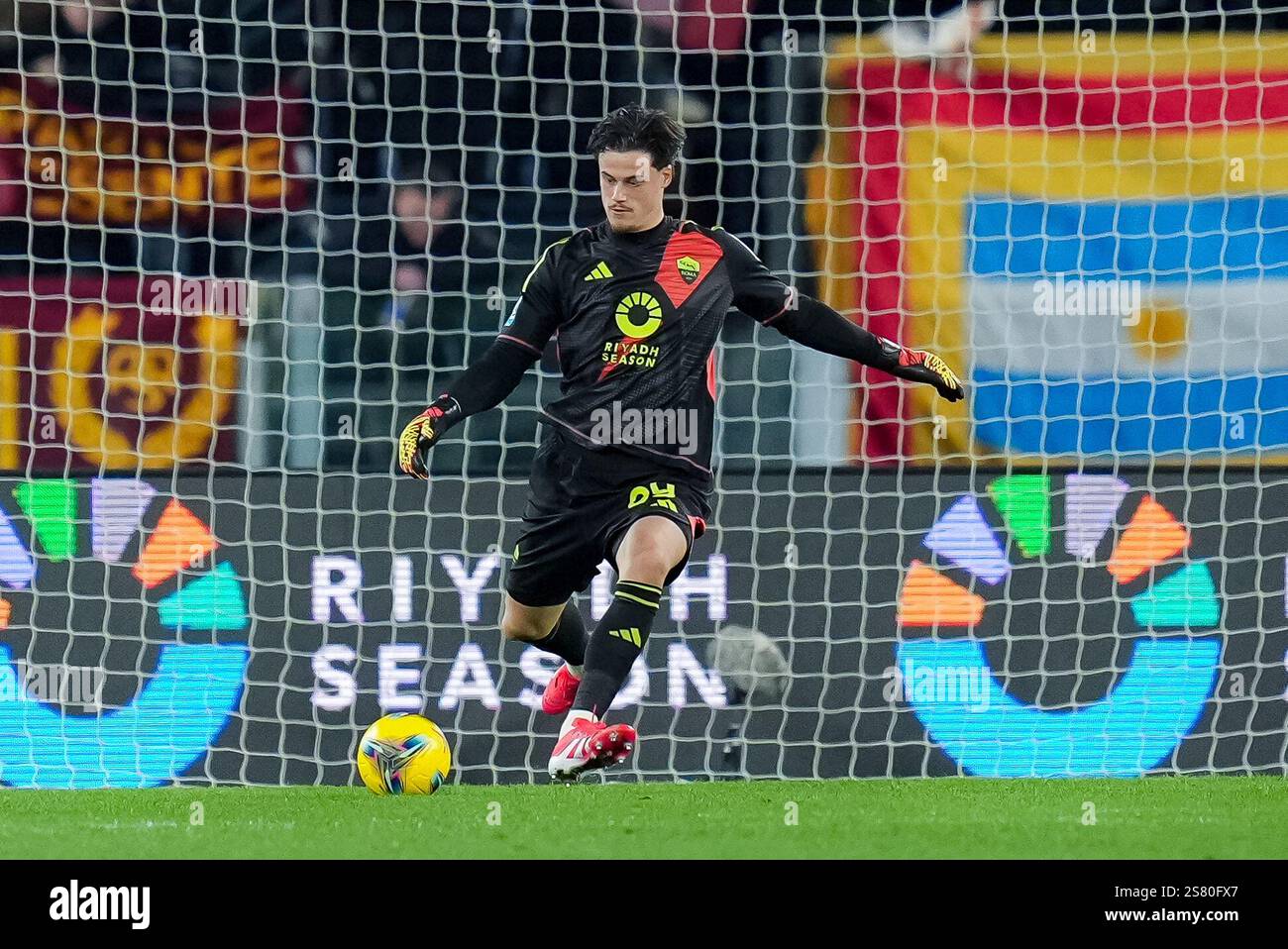 Rome, Italy. 17th Jan, 2025. Mile Svilar of AS Roma during the Serie A ...