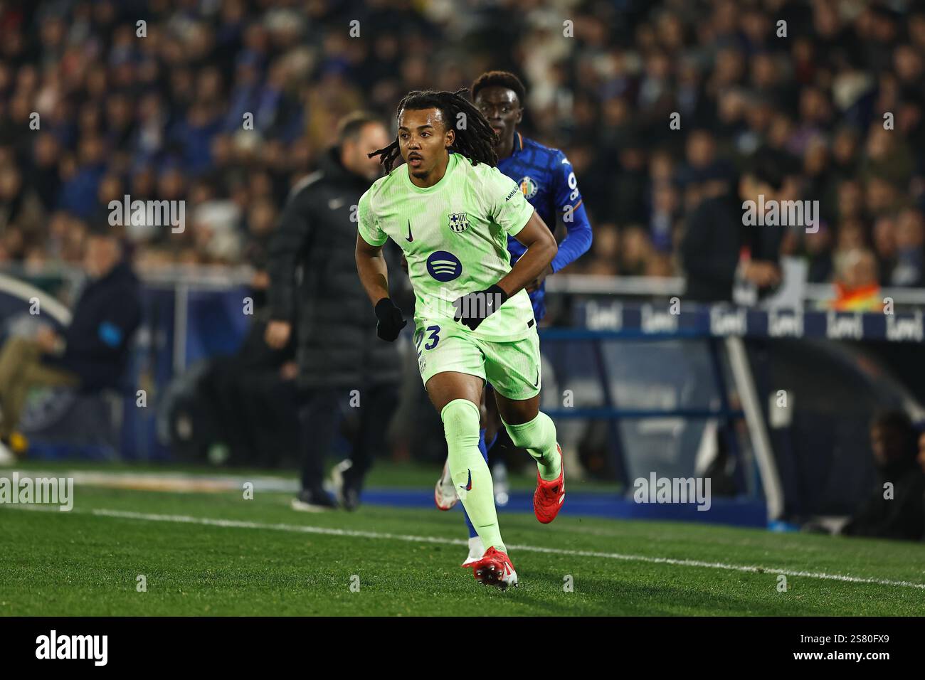 Getafe, Spain. 18th Jan, 2025. Jules Kounde (Barcelona) Football/Soccer ...