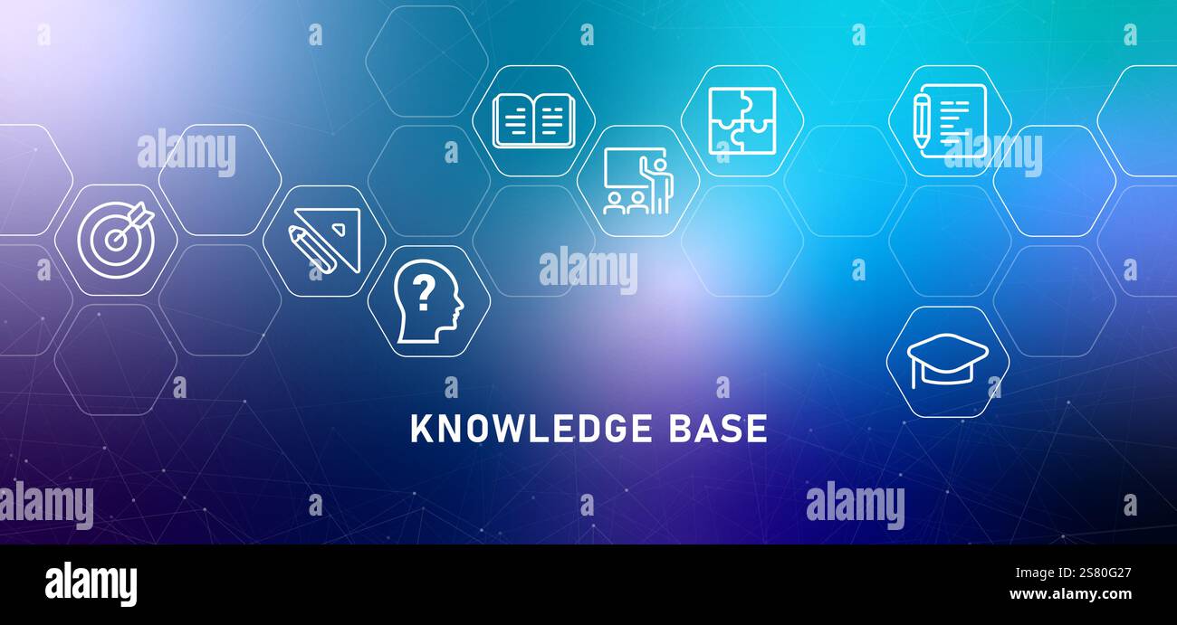 Knowledge Base gradient header technology learning education knowledge ...