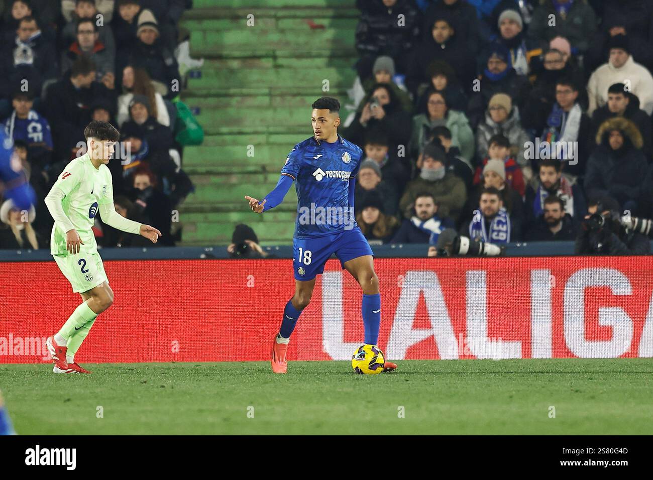 Alvaro Rodriguez (Getafe), JANUARY 18, 2025 - Football / Soccer ...
