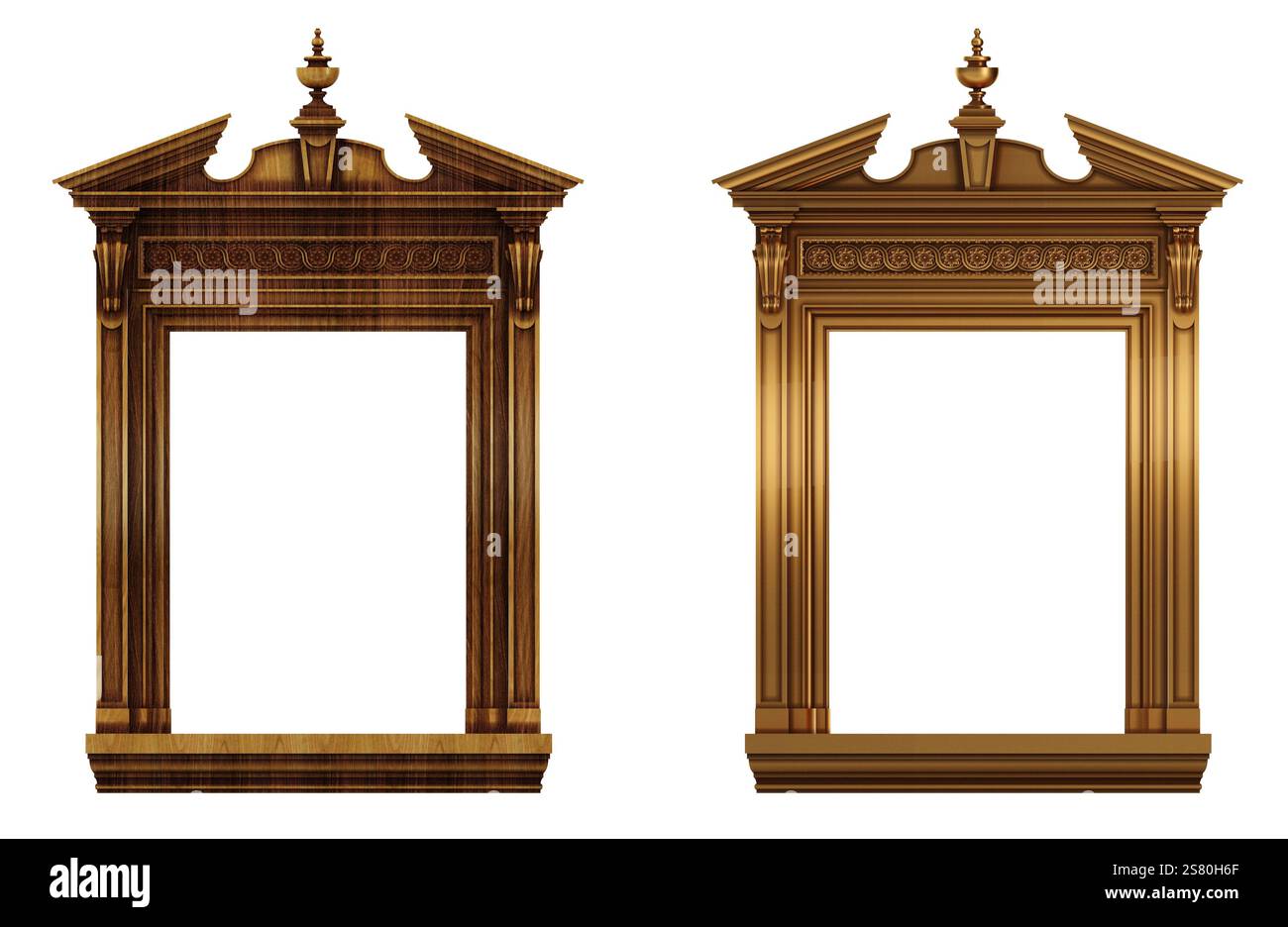 Arabic frames design elements Cut Out Stock Images & Pictures - Alamy