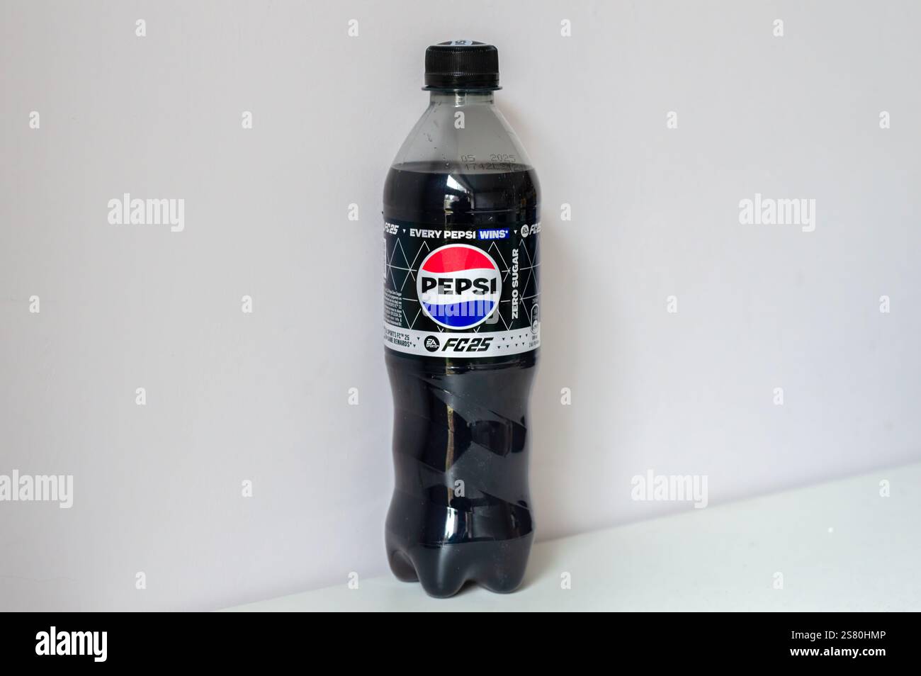 Close Up Bottle Pepsi FC25 At Amsterdam The Netherlands 16-1-2025 Stock ...