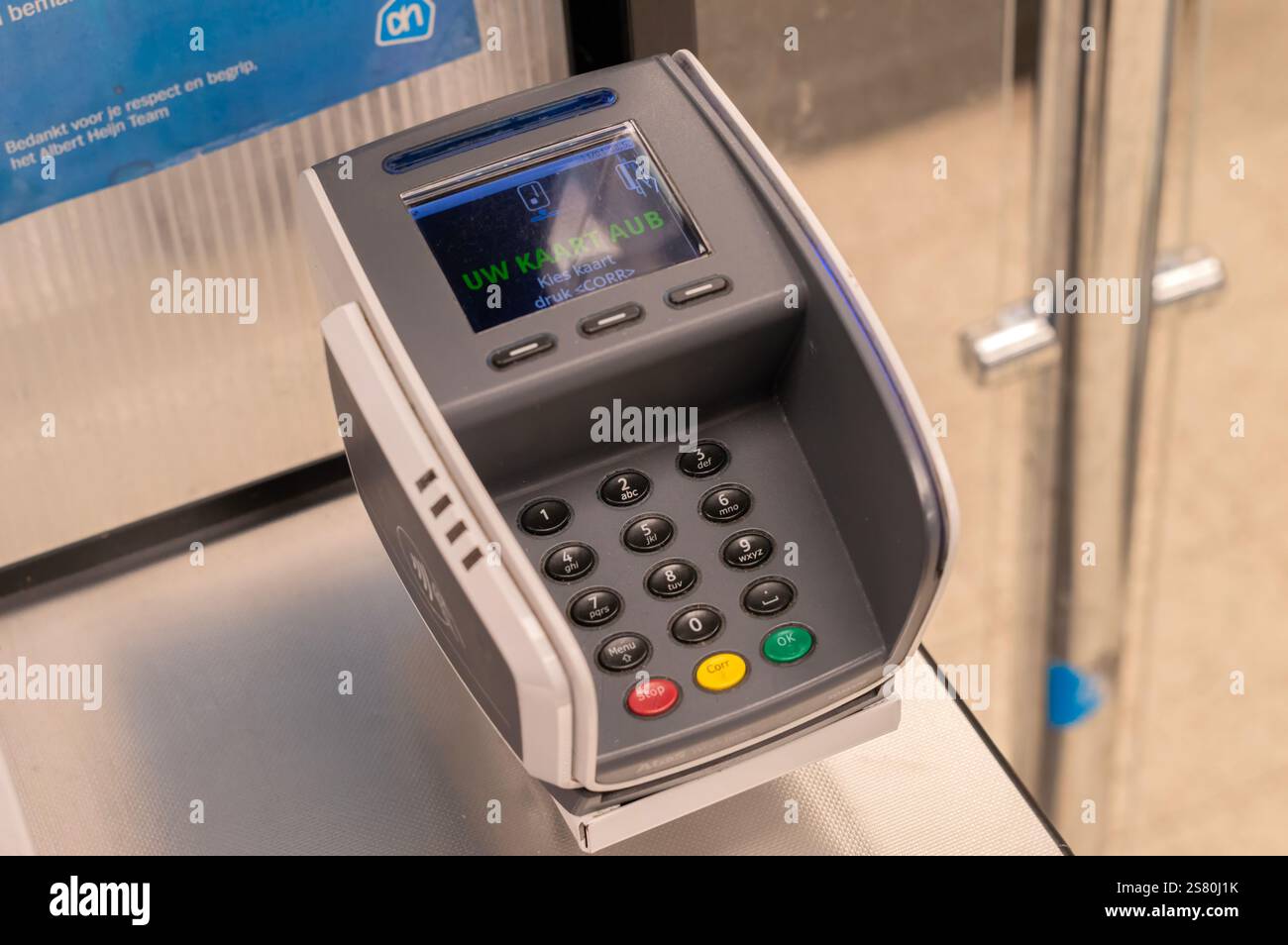 Close Up Card Reader At Amsterdam The Netherlands 11-1-2025 Stock Photo ...