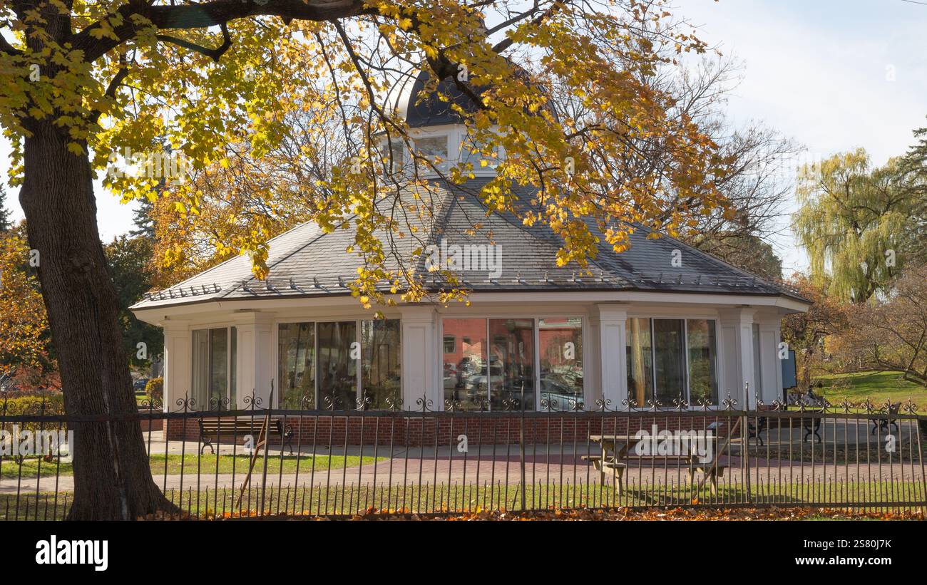 Saratoga Springs New York Carousel in Congress Park Stock Photo - Alamy