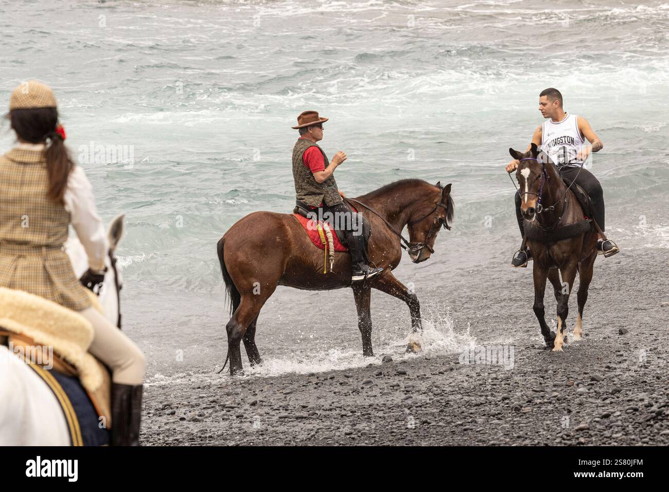 Playa de Enramada, La Caleta, Costa Adeje, Tenerife, Canary Islands, Spain. 20th Jan, 2025 ...