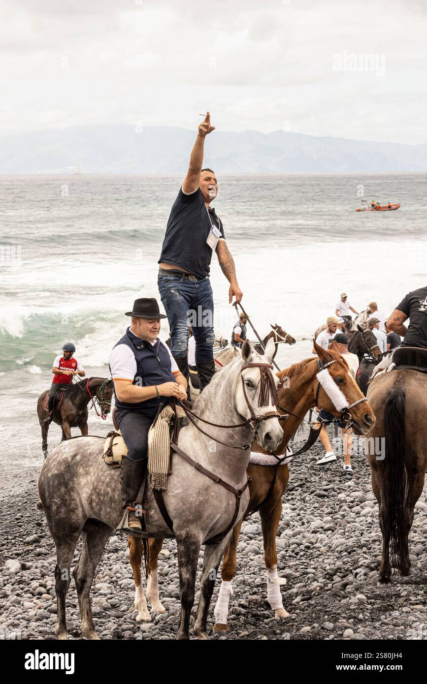 Playa de Enramada, La Caleta, Costa Adeje, Tenerife, Canary Islands, Spain. 20th Jan, 2025 ...