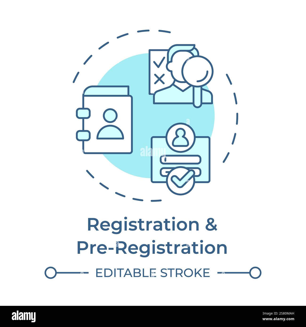 Security visitor registration Stock Vector Images - Alamy