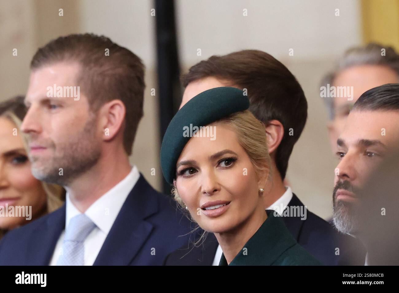 Washington, United States. 20th Jan, 2025. Eric Trump, Ivanka Trump and ...