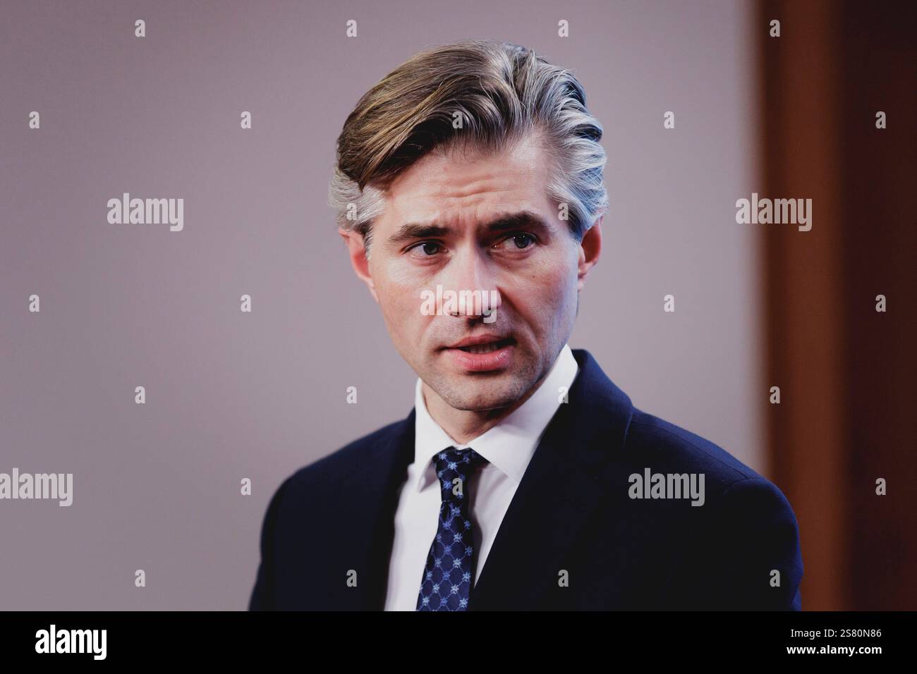 Kestutis Budrys, Aussenminister von Litauen, aufgenommen in Berlin, 20. ...