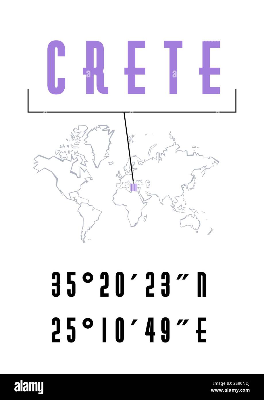 Crete Greece travel destination poster graphic design, or t-shirt ...