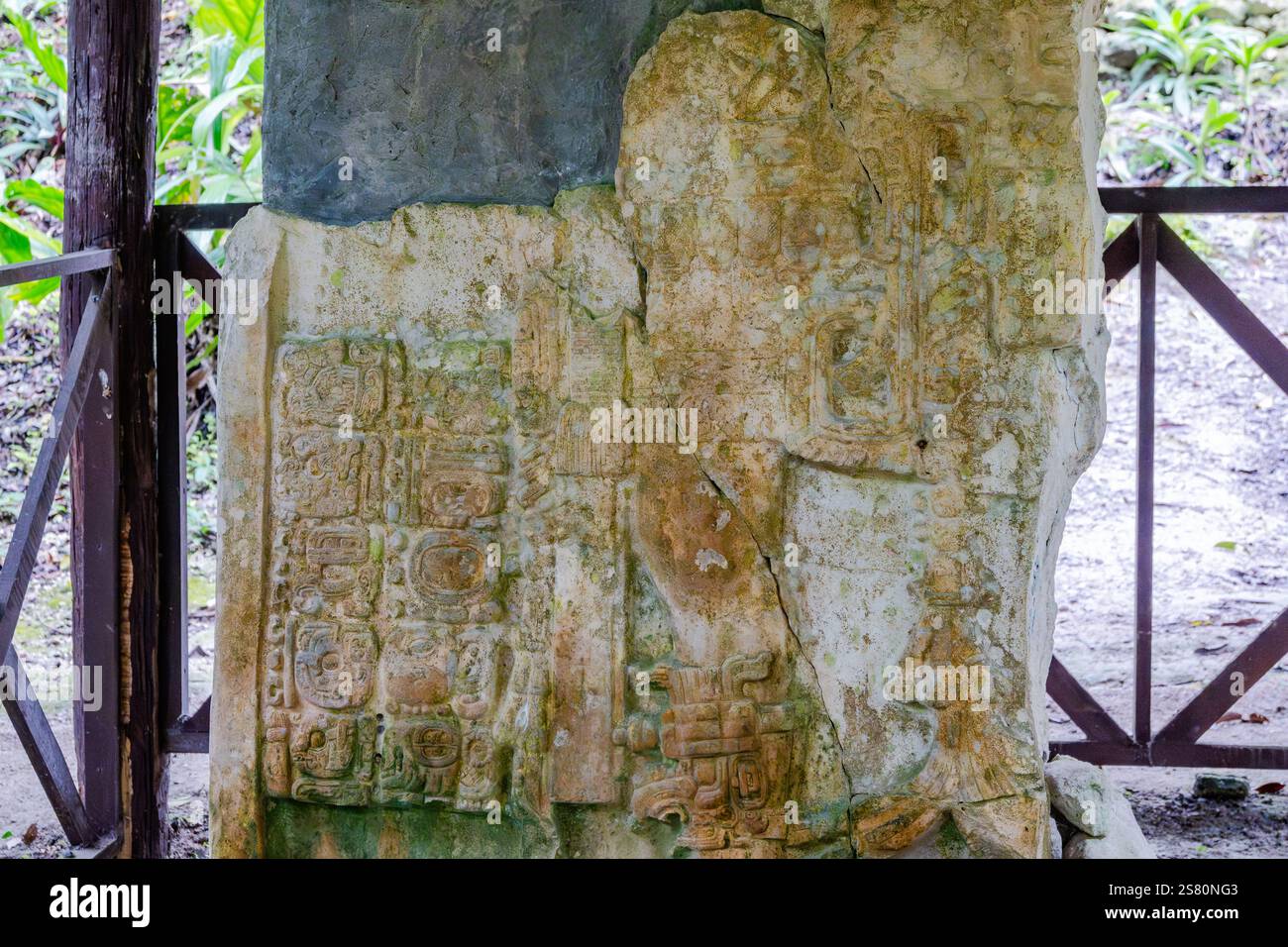 Mayan stela inscriptions hi-res stock photography and images - Alamy