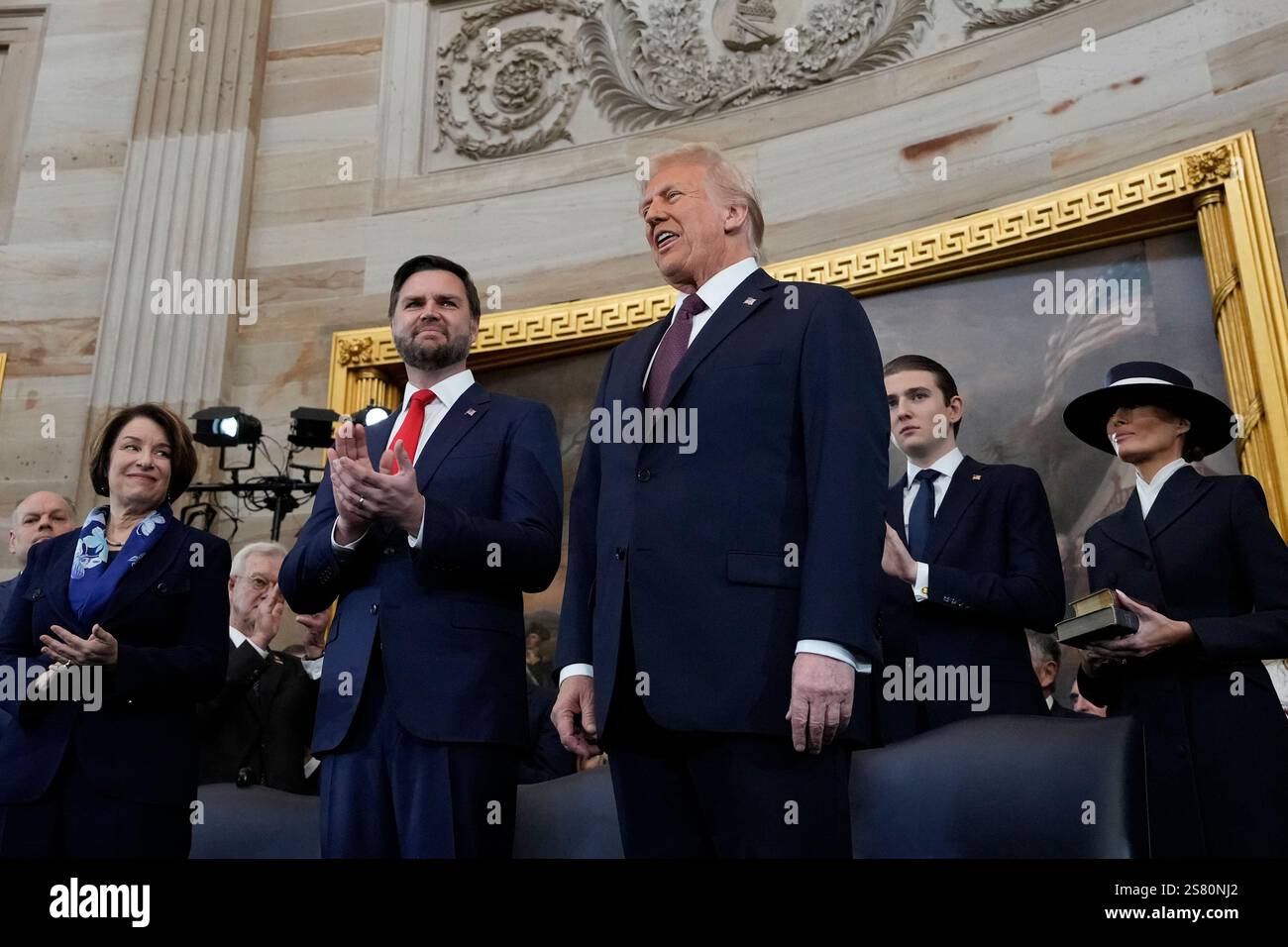 Washington, United States. 20th Jan, 2025. President-elect Donald Trump ...