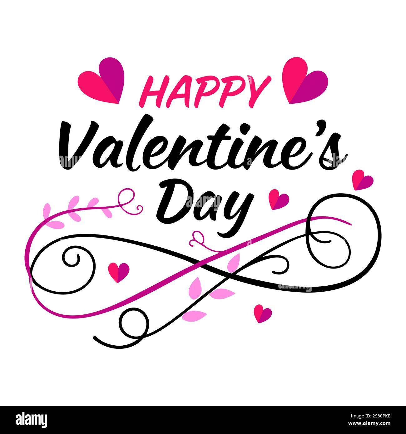 Festive typography vector Cut Out Stock Images & Pictures - Alamy