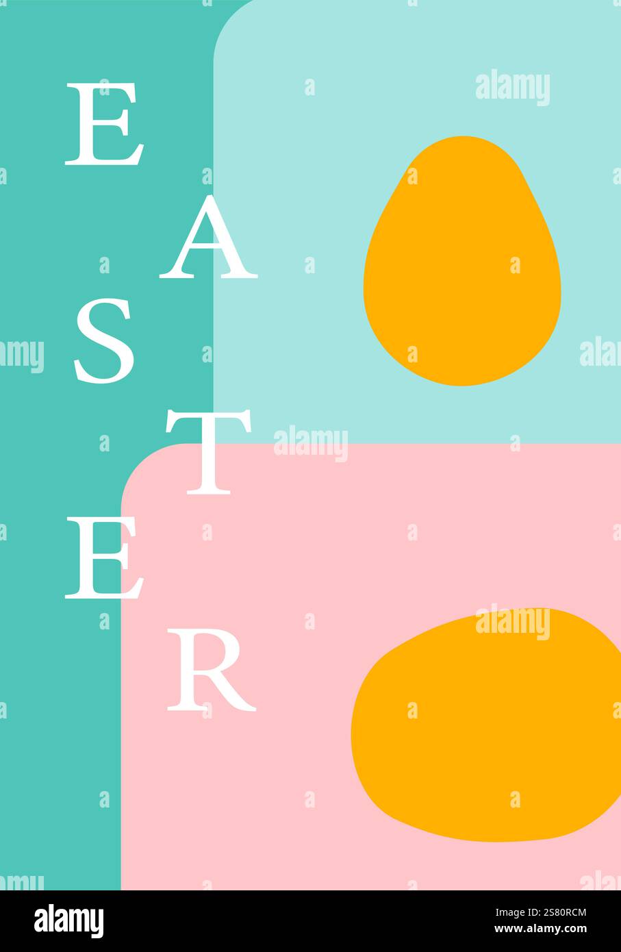 Stylish easter egg in Stock Vector Images - Alamy