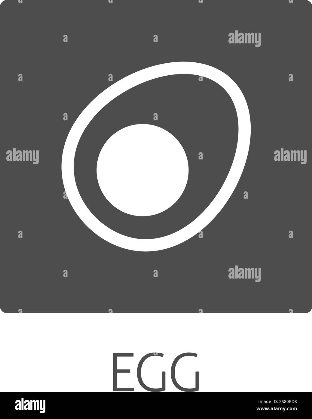 Egg Food Icon Concept Stock Vector Image & Art - Alamy