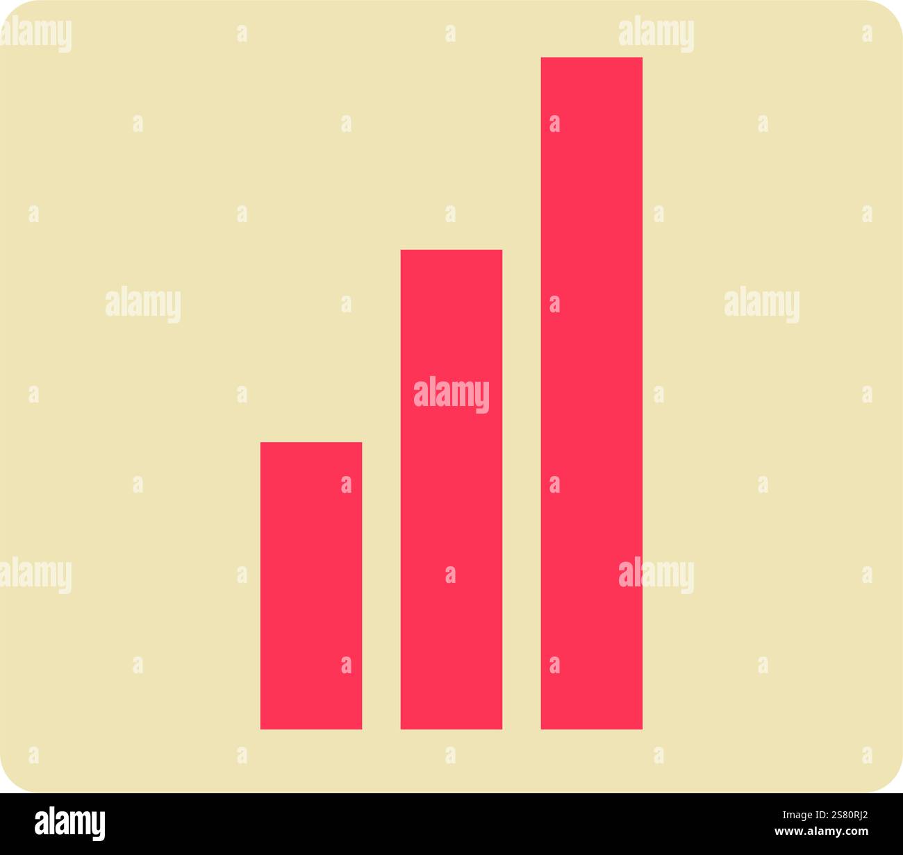 Bar Chart In Flat Vector Illustration Symbolizing Growth, Analytics ...