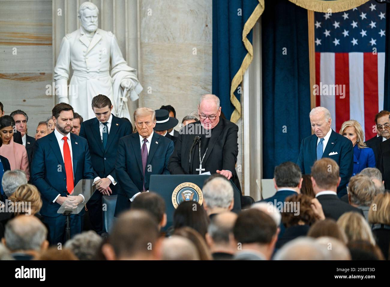 Cardinal Timothy Dolan speaks during the 60th Presidential Inauguration ...