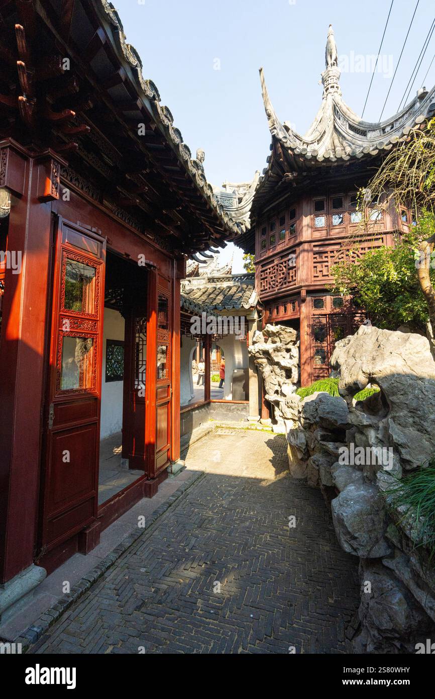 Shanghai, China. January 8, 2025. Internnal view of the architectures ...