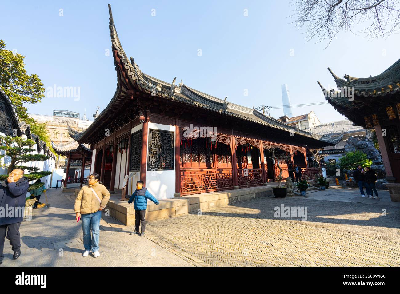 Shanghai, China. January 8, 2025. Internnal view of the architectures ...