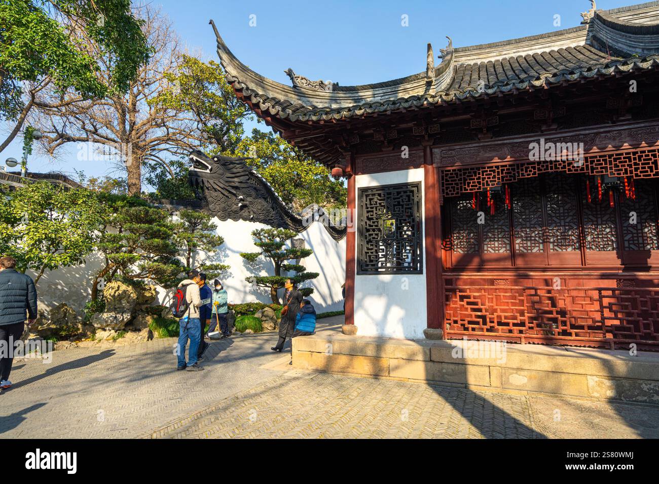 Shanghai, China. January 8, 2025. Internnal view of the architectures ...