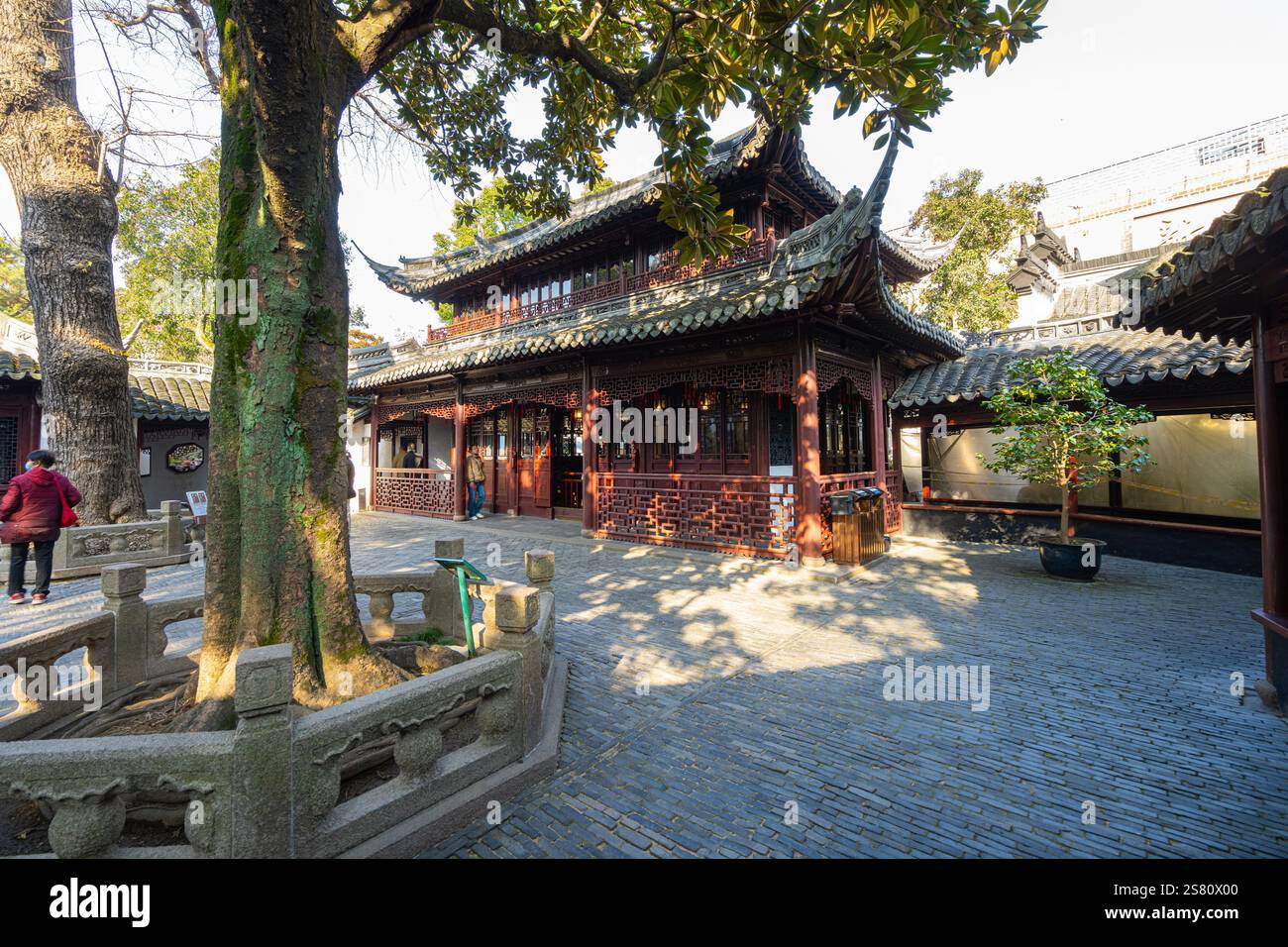 Shanghai, China. January 8, 2025. Internnal view of the architectures ...