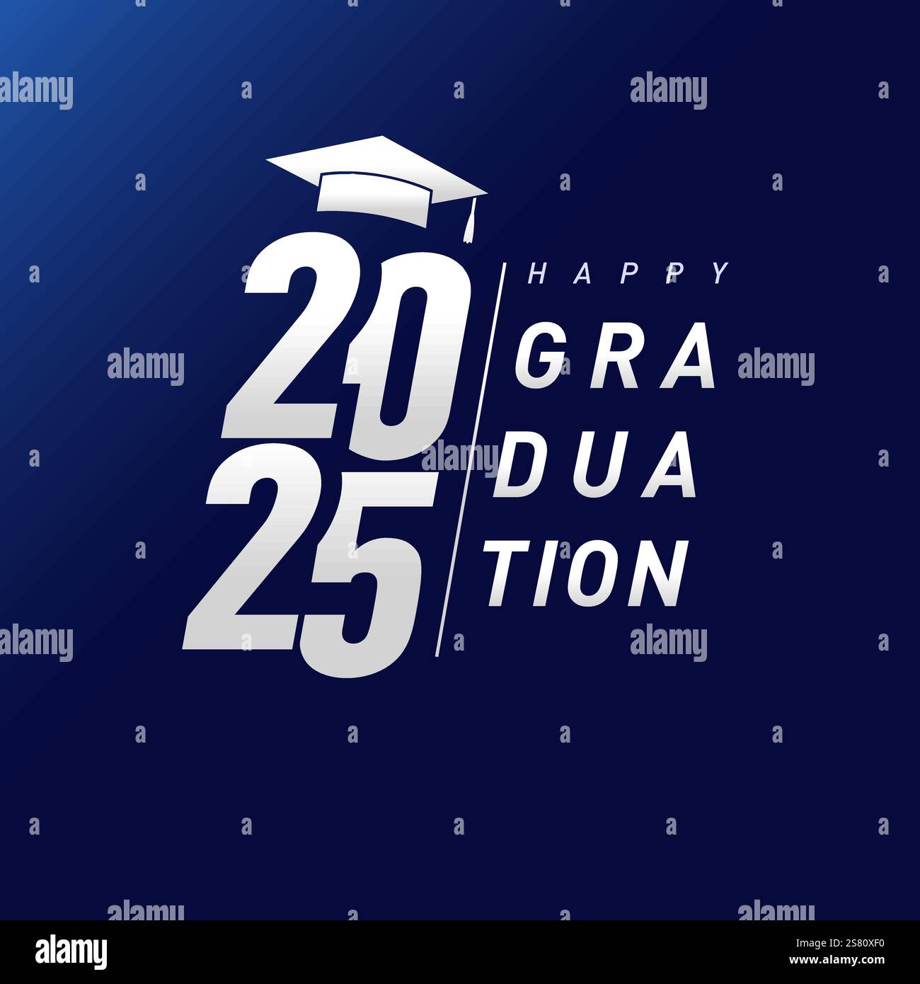 Grad 2025 lettering graduation hi-res stock photography and images - Alamy