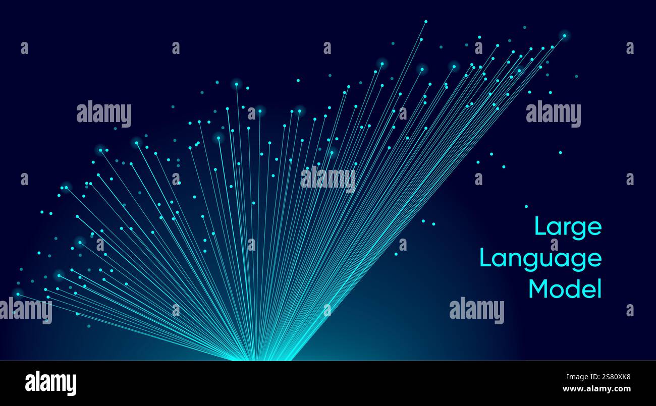 Illustration of abstract stream information. Generate image, video from ...