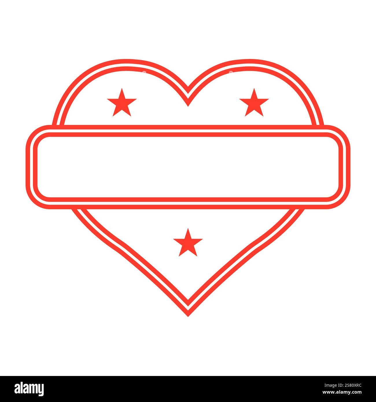 Stamp with frame for declaration love form red heart stars Stock Vector ...