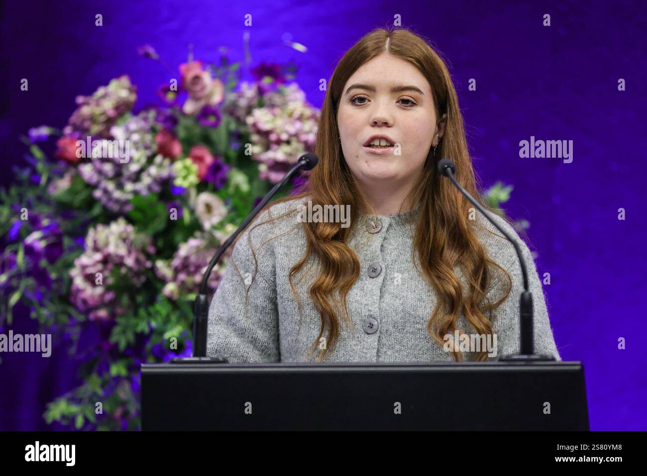 London, UK. 20th Jan, 2025. Abbie Healy, Holocaust Educational Trust ...