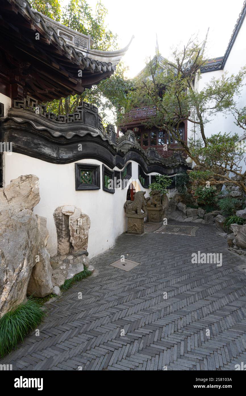 Shanghai, China. January 8, 2025. Internnal view of the architectures ...