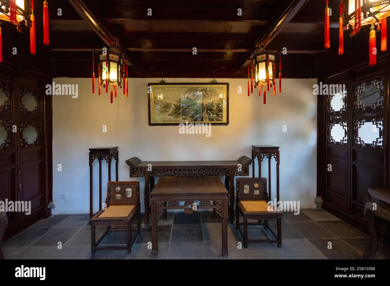 Shanghai, China. January 8, 2025. Internnal view of the architectures ...