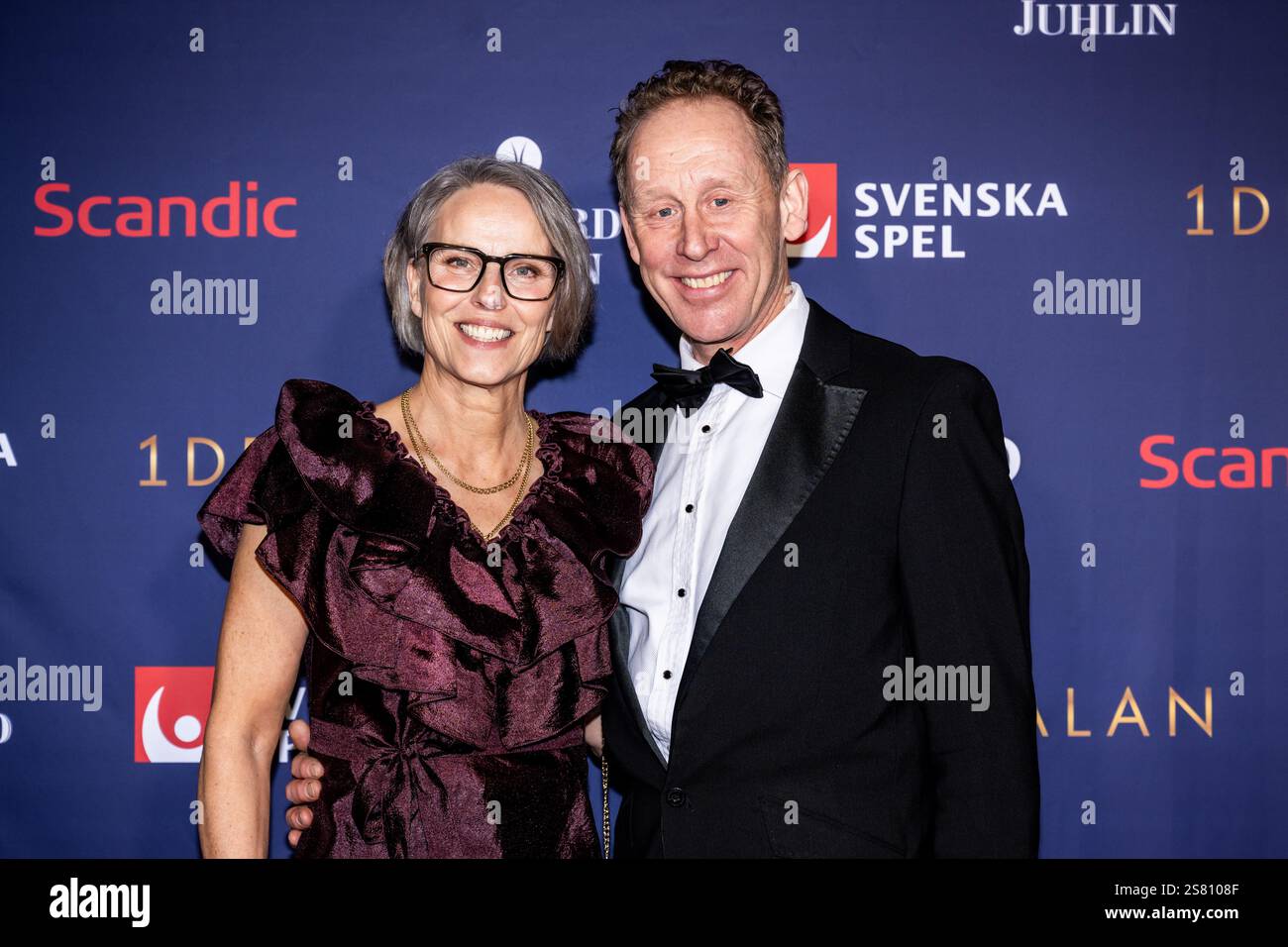 Stockholm, Sverige. 20th Jan, 2025. 250120 Gunde och Marie Svan ...
