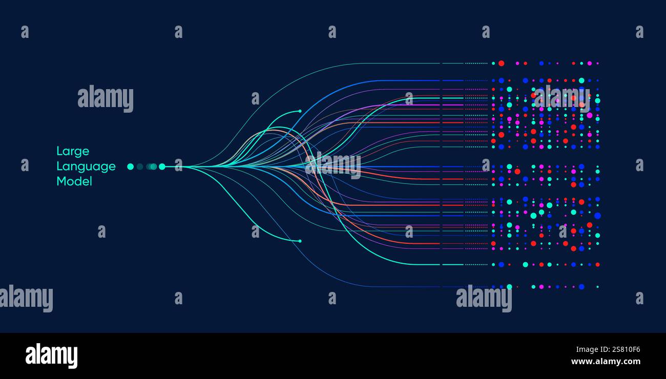 Illustration of abstract stream information. Generate image, video from ...