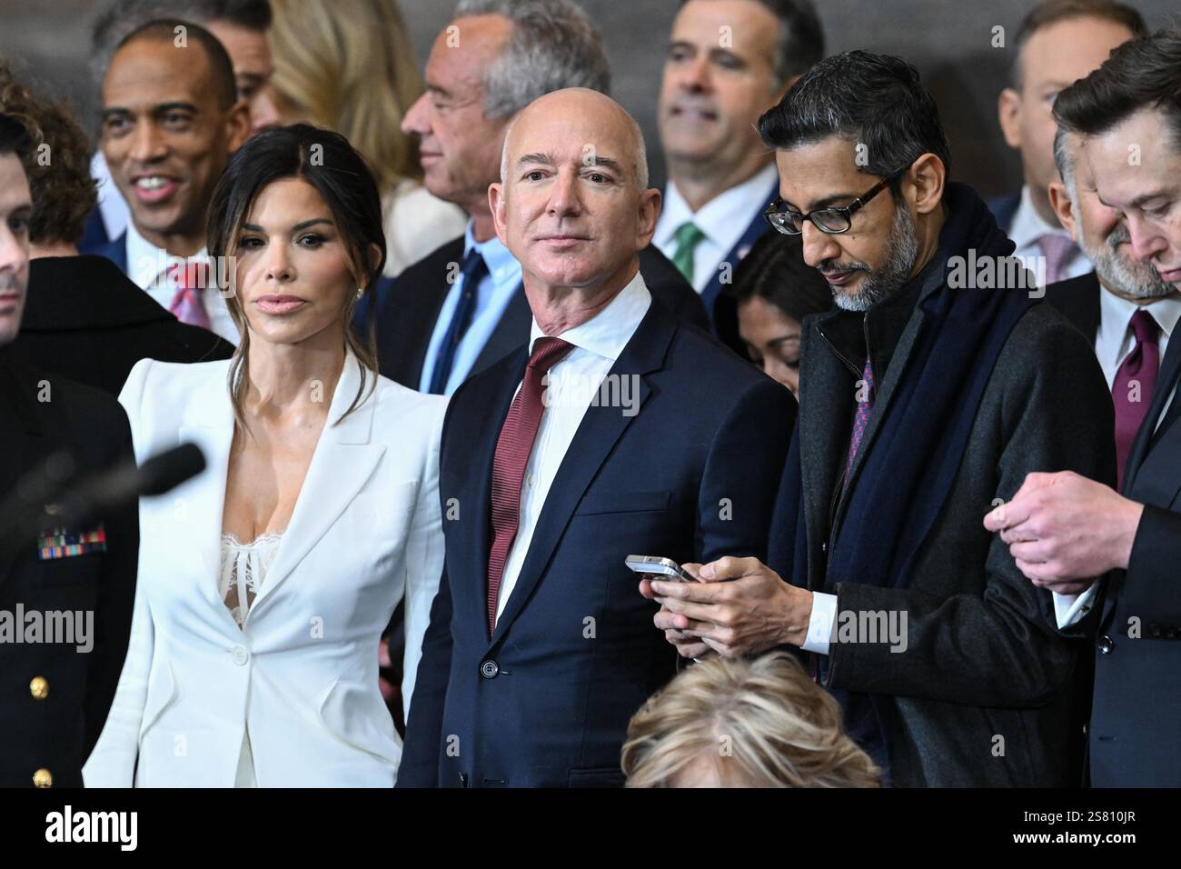 Washington, United States. 20th Jan, 2025. (L-R) Lauren Sanchez, Amazon ...