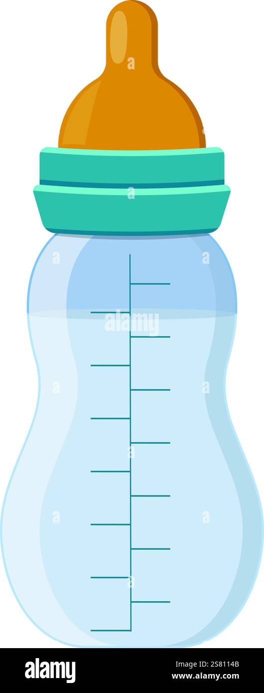 Insulated baby bottle of milk, infant formula Stock Vector Image & Art ...