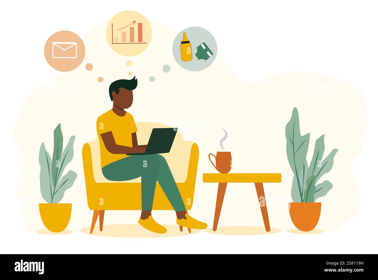 Father on maternity leave working remotely and balancing family life ... Father on maternity leave working remotely and balancing family life ...