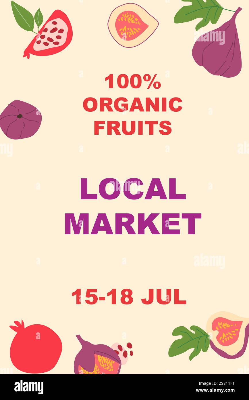 Display fruits market Stock Vector Images - Alamy