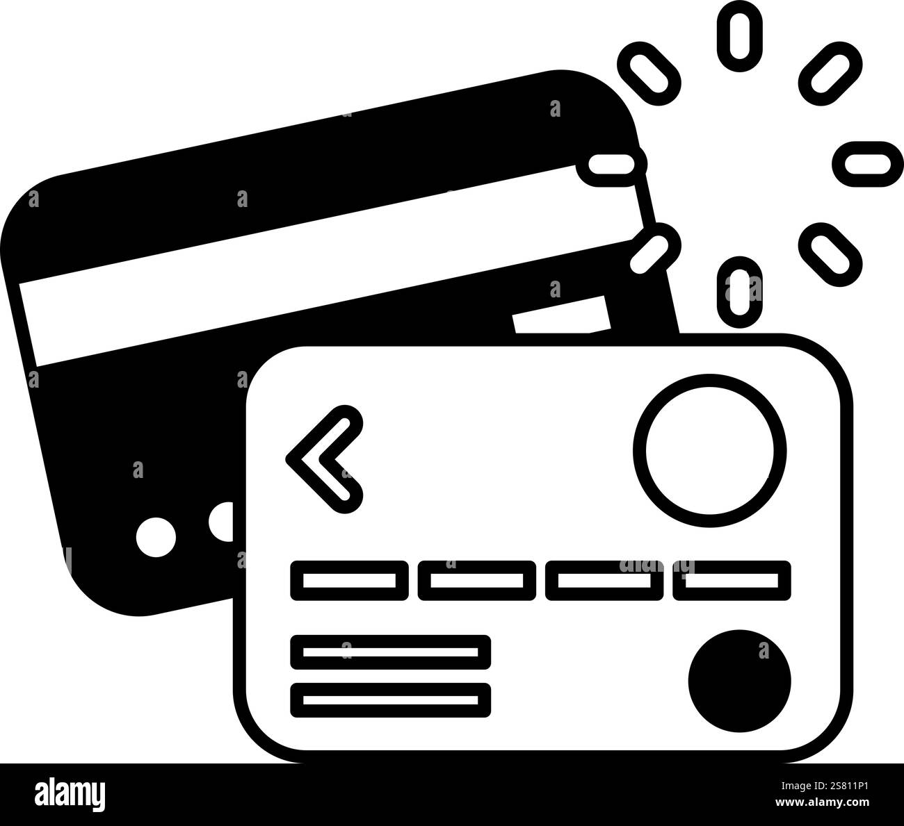 Circle pay Black and White Stock Photos & Images - Alamy