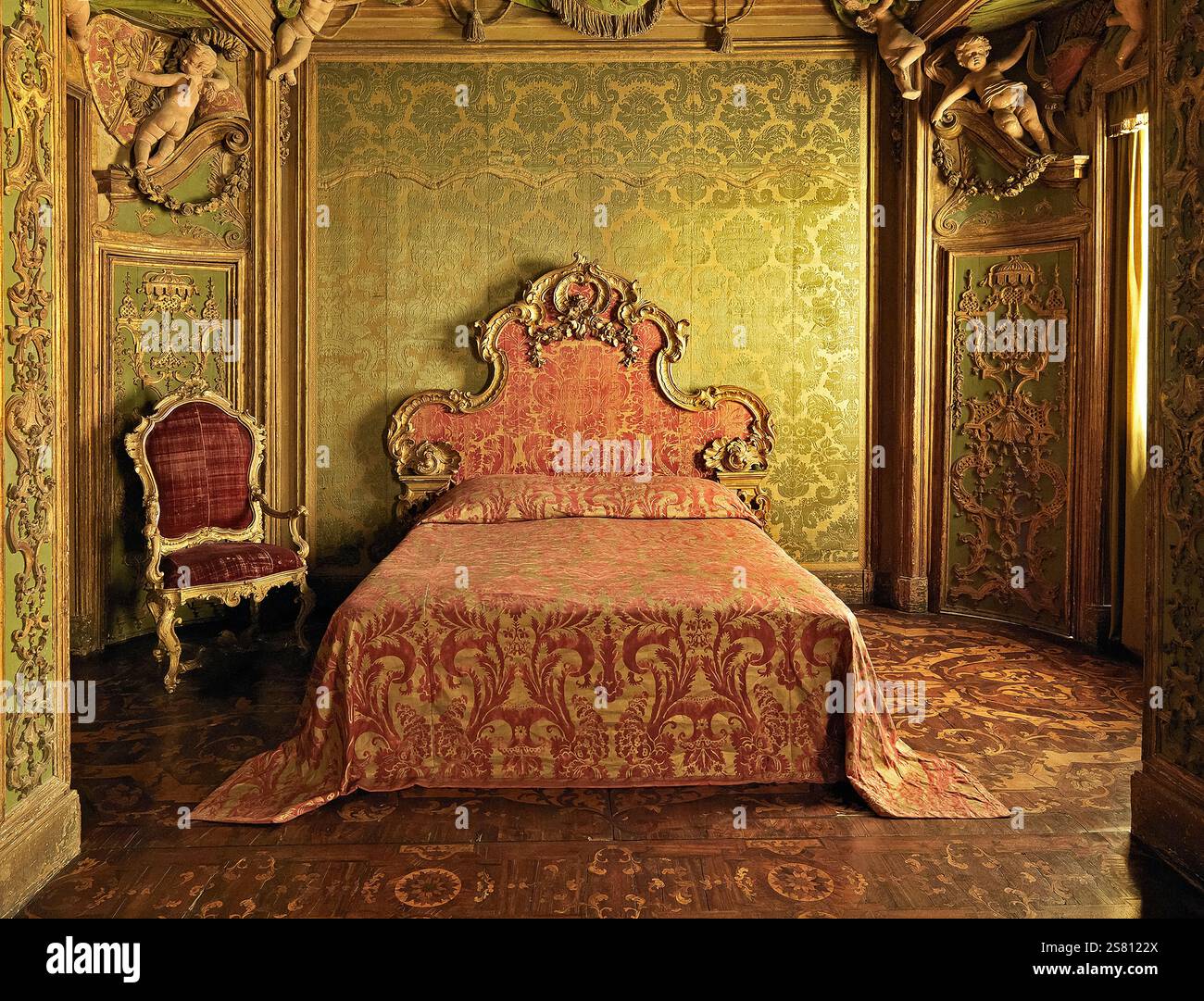 Bedroom from the Sagredo Palace in Venice 1720 by Abbondio Stazio and ...